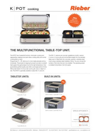 Front Cooking - BGL Rieber