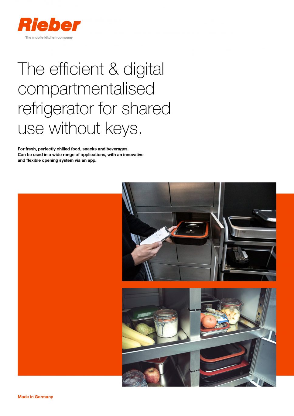 CONTACTLESS 24-HOUR CHILLED FOOD OR MEDICINE PICK UP WITH THE RIEBER ...